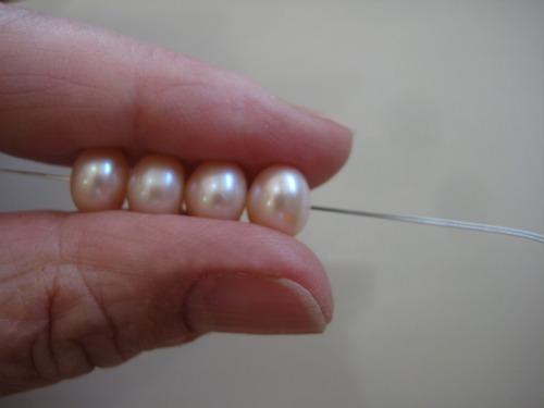 Learn how to knot pearls or restring pearls...yes, it's possible!